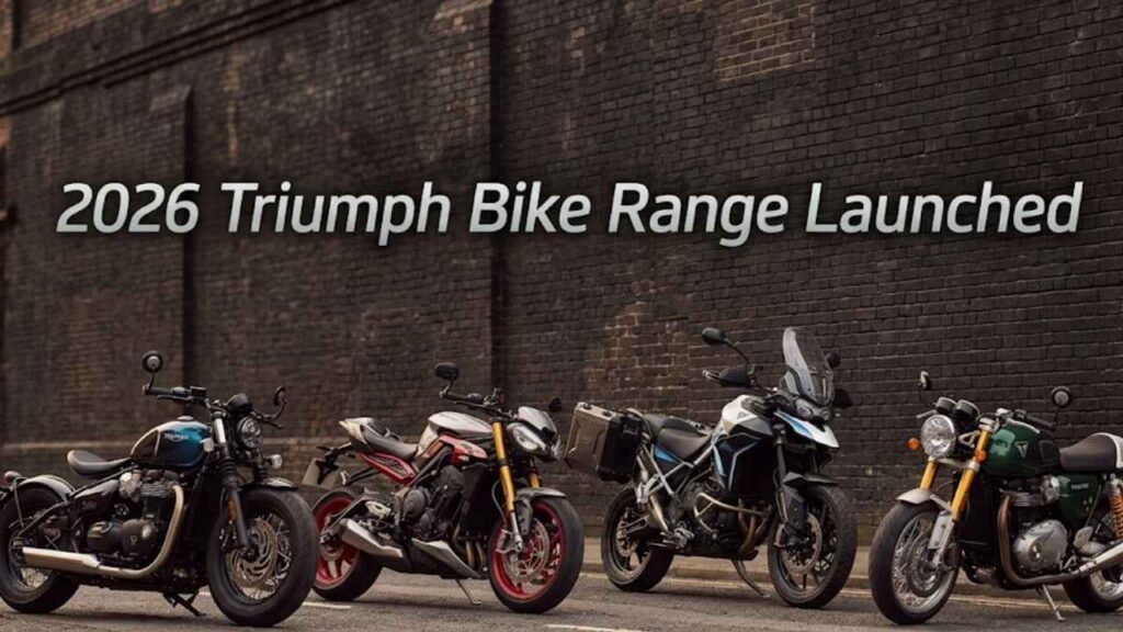 2026 Triumph Bike Range Launched - 7 New Premium Motorcycles Coming